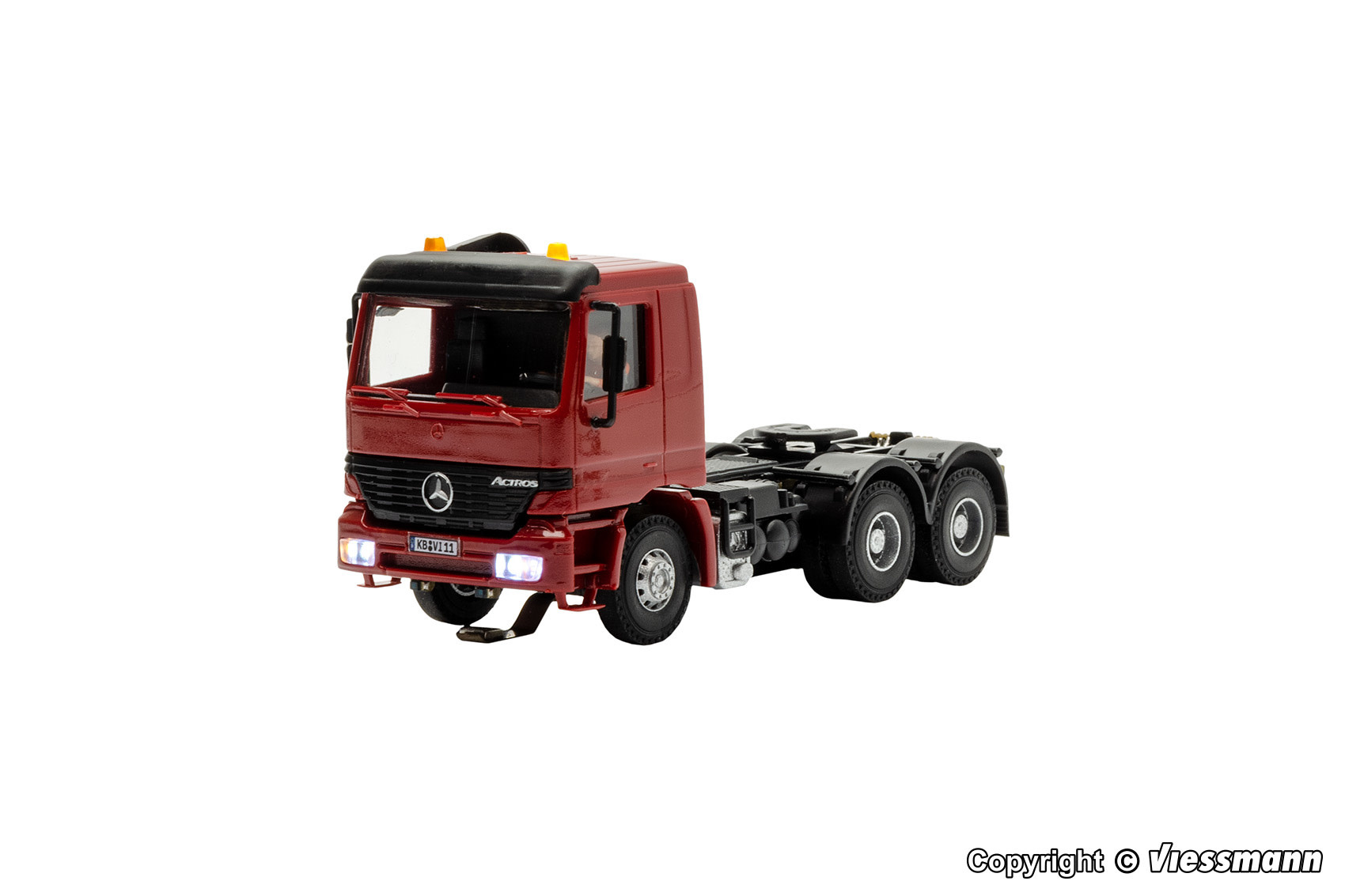 VIESSMANN VIESSMANN 8011 H0 MB ACTROS 3-achs Sattelschlepper ...