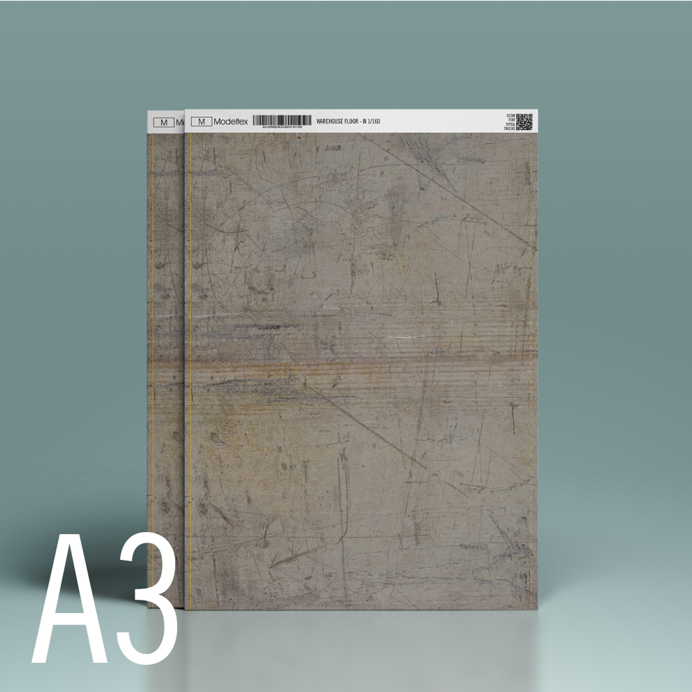 Modeltex : Warehouse Floor A3 1:160 - Dombrug Train Support
