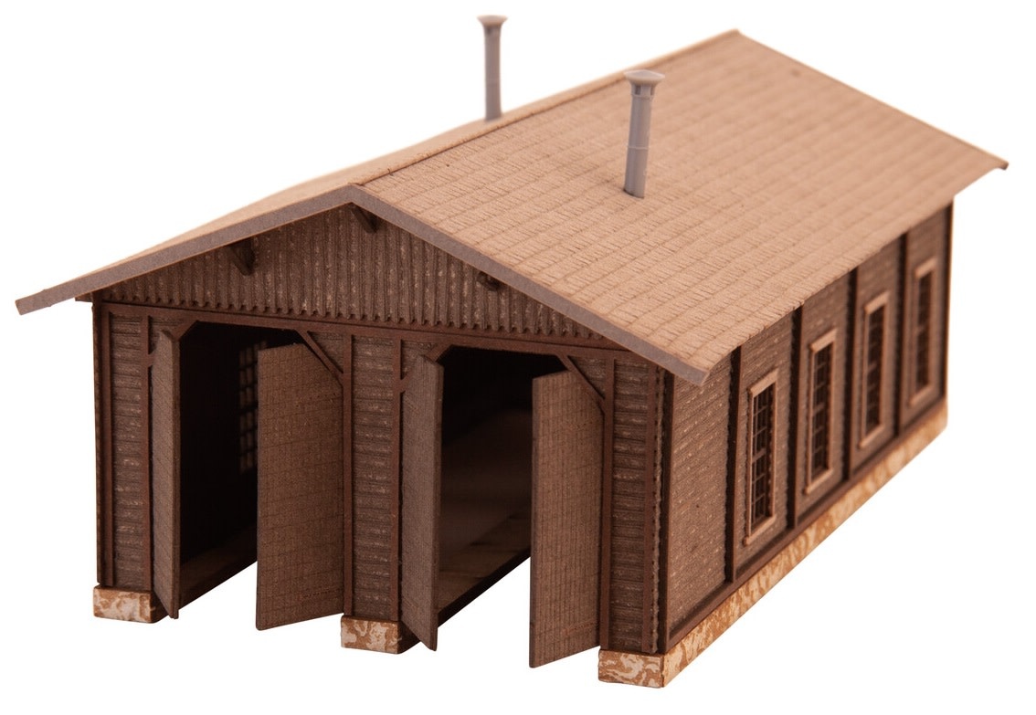 NOCH NOCH 63025 Lokschuppen „Bergün“ N - Domburg Train Support