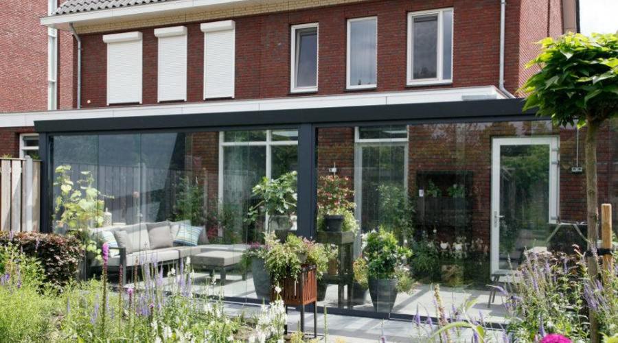 Polycarbonaat zijwand incl. montage 3000mm - Veranda Paleis
