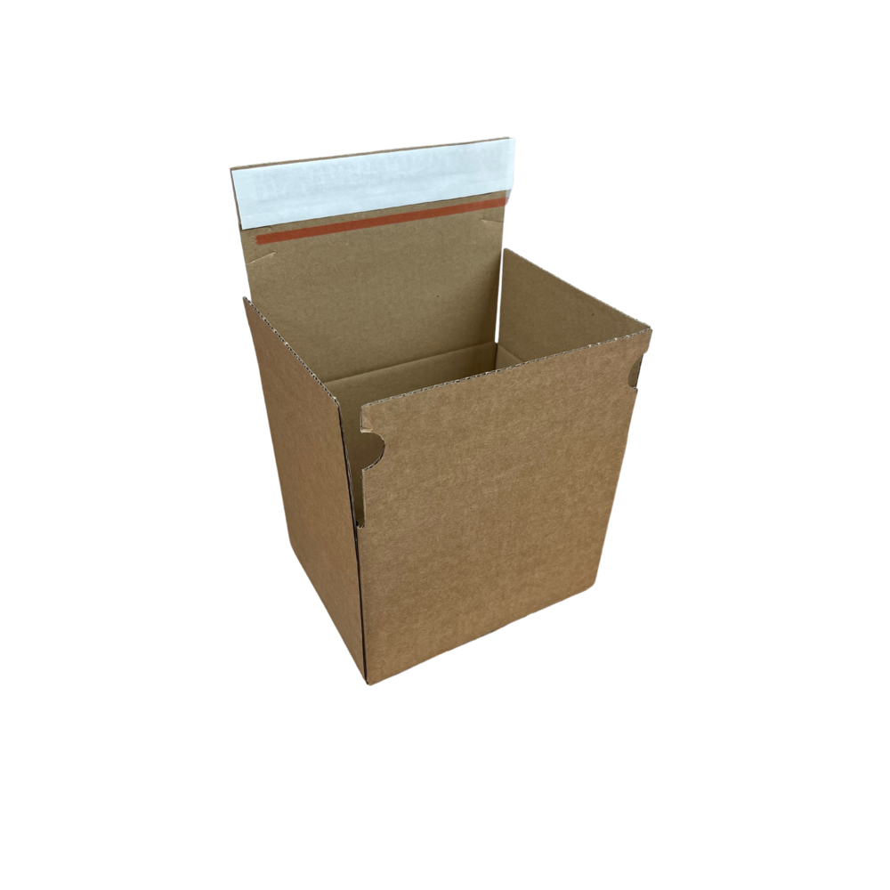 Autolock box + adhesive strip 200x160x140mm | Brada Verpakkingen