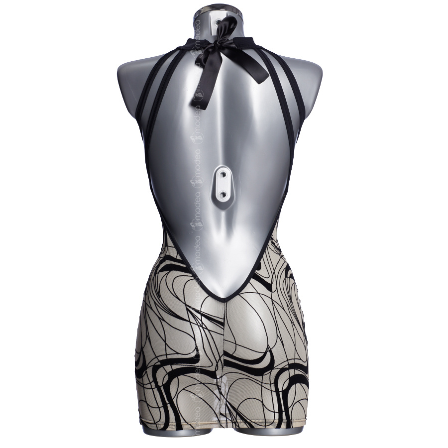 Cavalli Print See Through Lingerie Jurk Modea