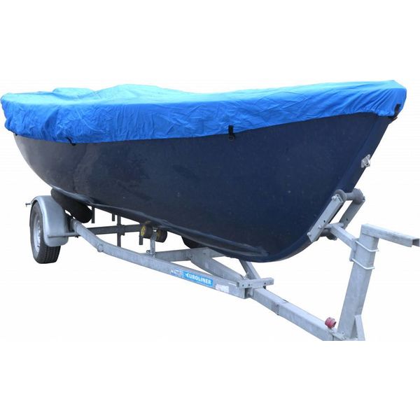 Hochwertige Bootsplane Abdeckplane 600D Blau - DerPlanenSpezialist.de