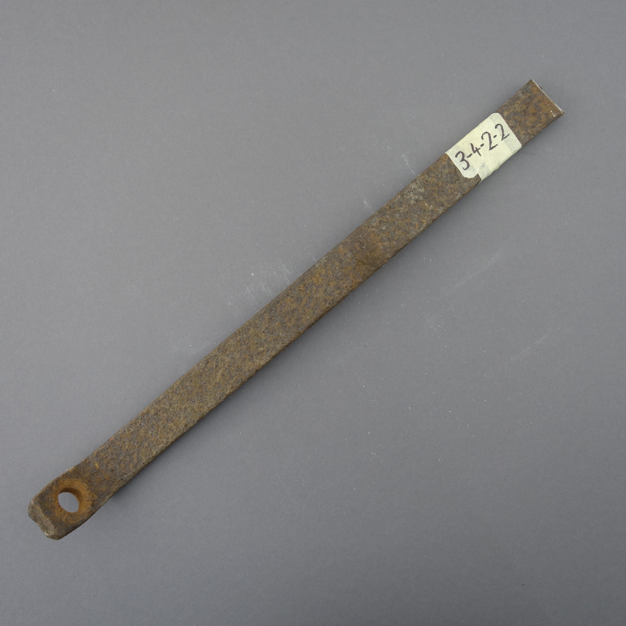 Puddle iron, raw and unforged