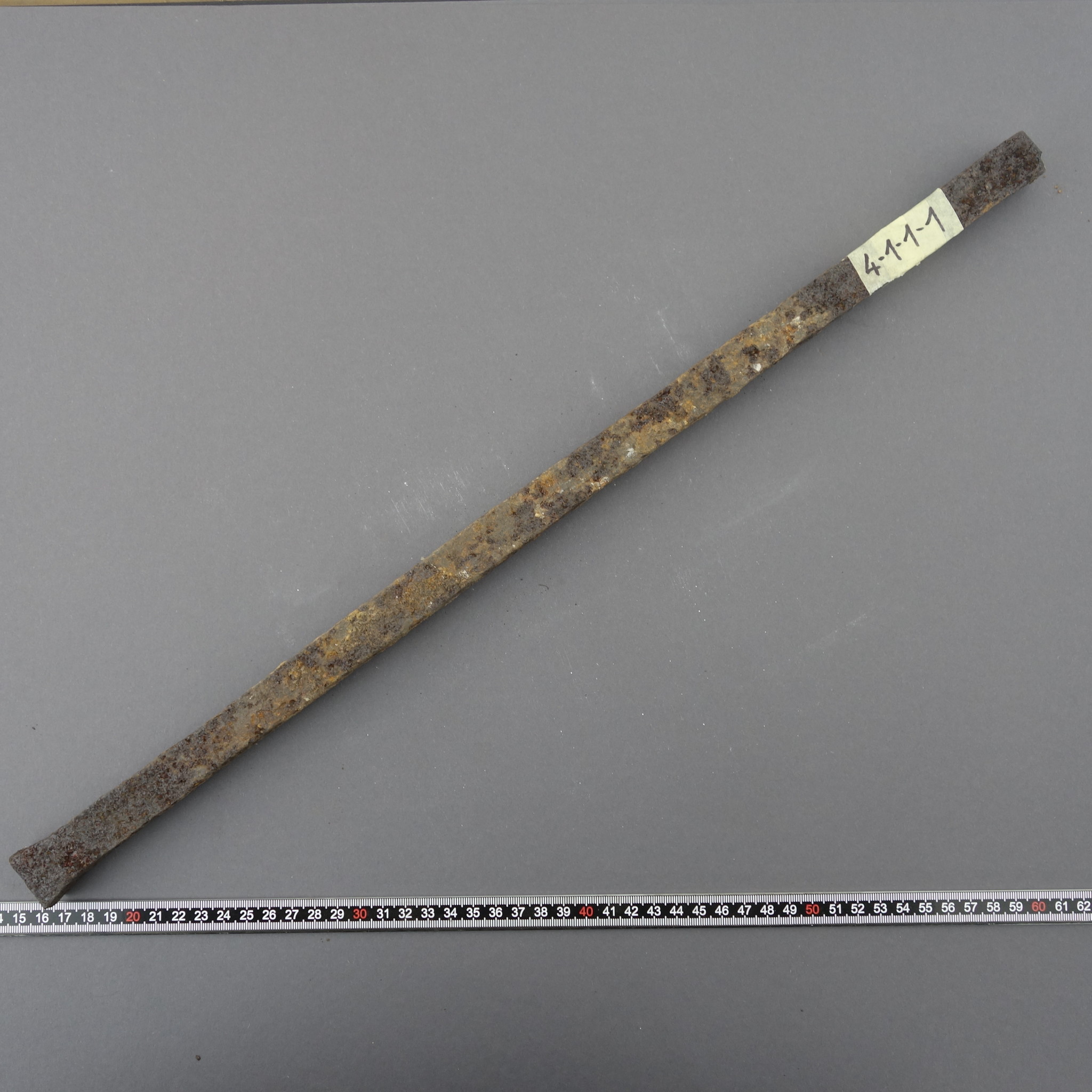 Historical iron from 1735