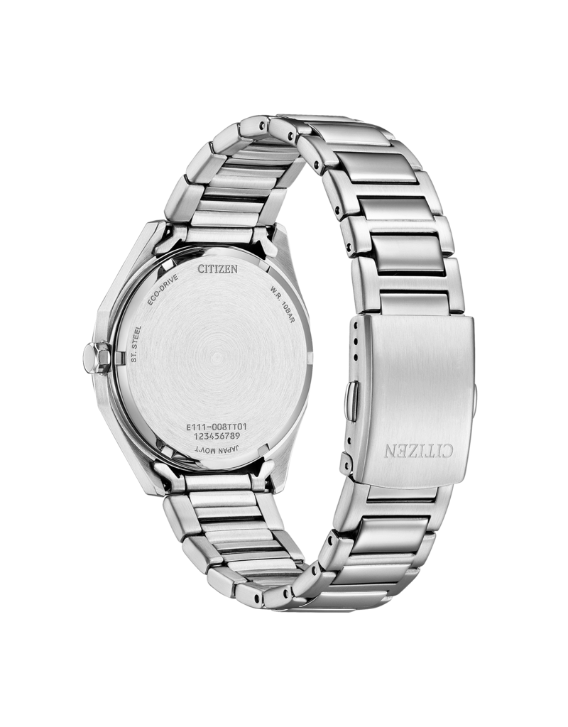 Citizen BM7620-83L Heren horloge Eco-drive staal met blauwe wijzerplaat ...