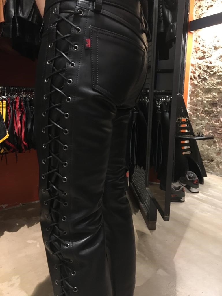 RoB Leather pants/chaps option Lace Sides - RoB Amsterdam RoB Berlin