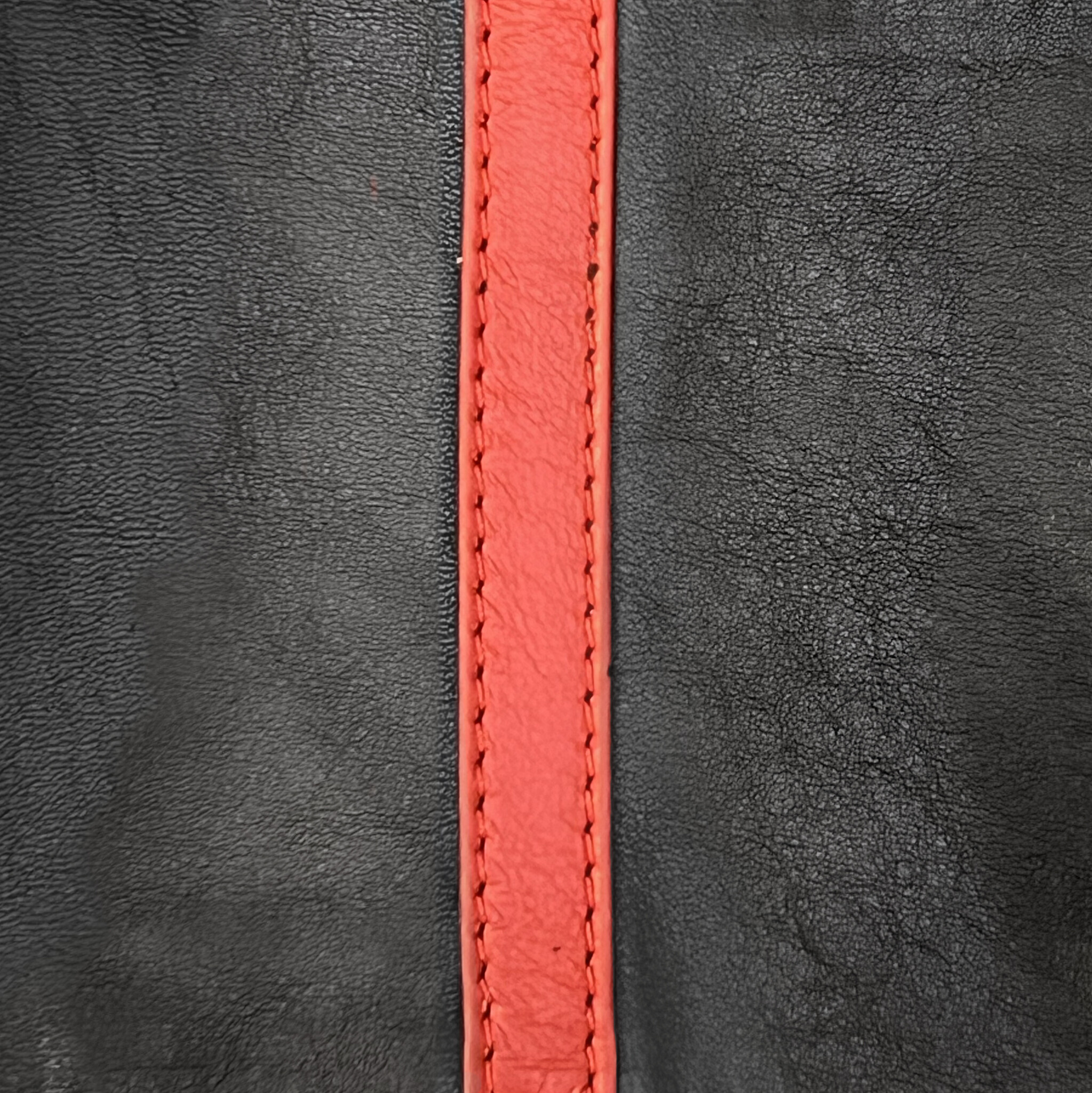 RoB Leather pants option single coloured stripe - RoB Berlin