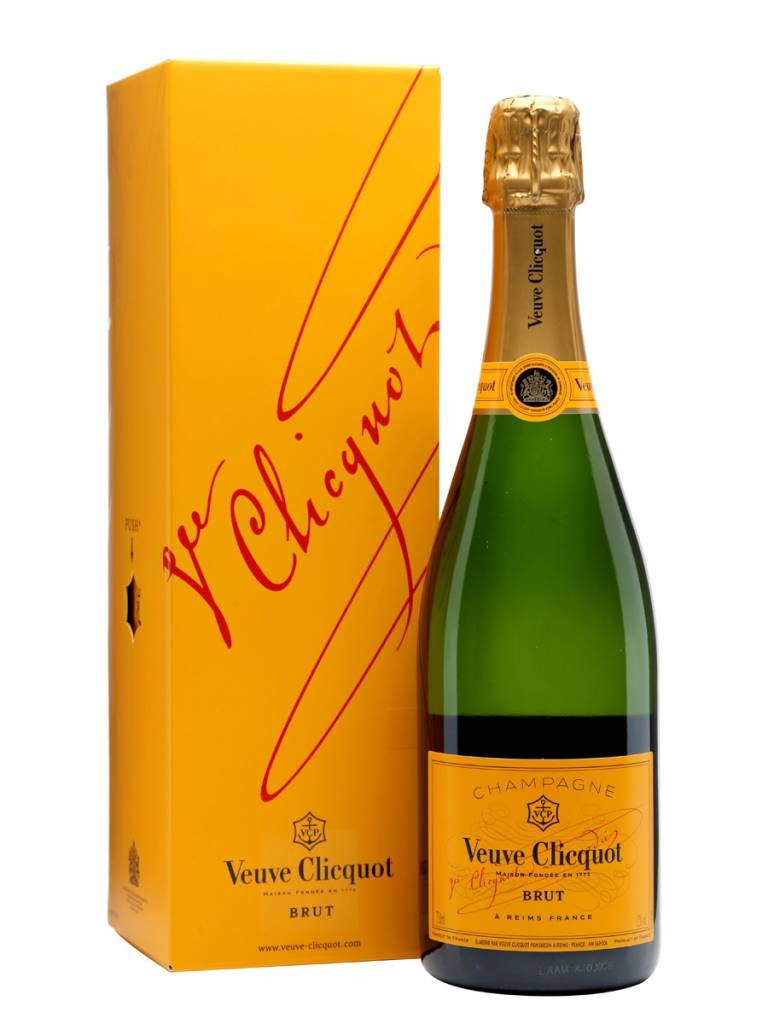 Veuve Clicquot Champagne Brut Yellow label In Designbox - Wijnig.nl