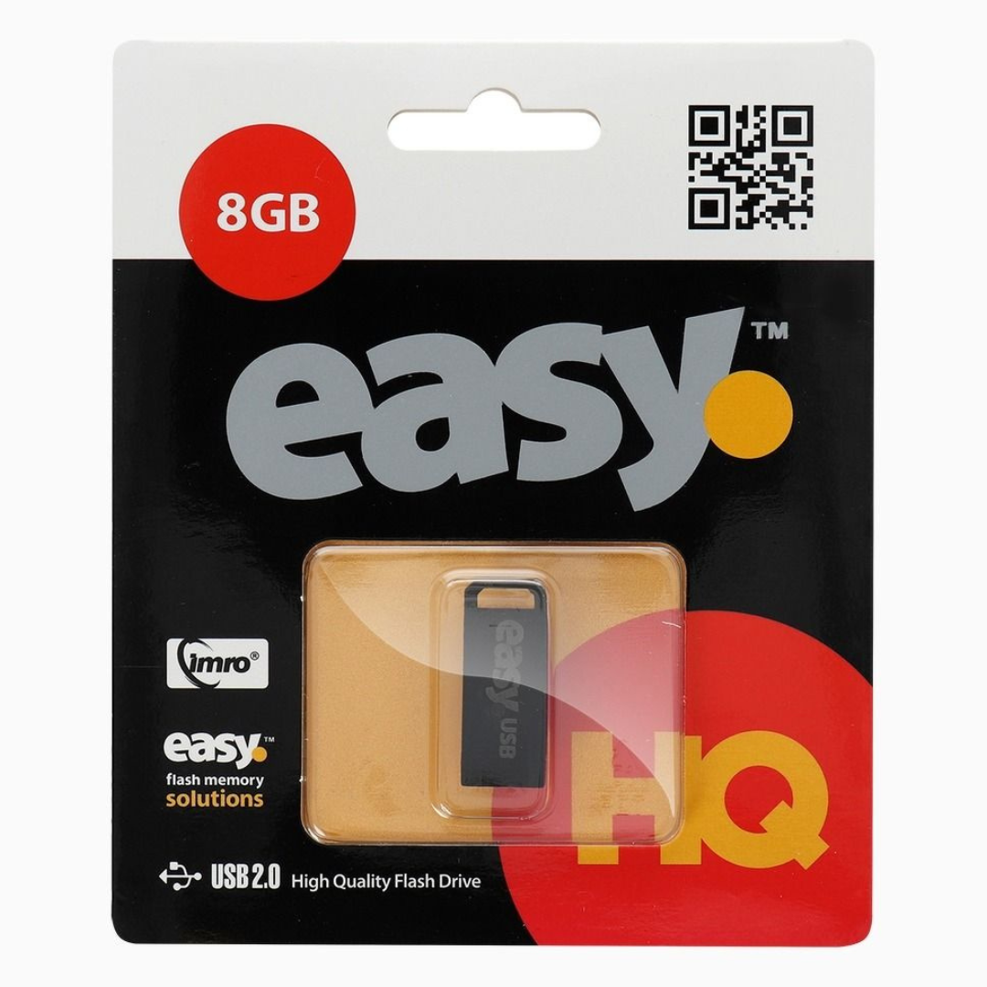 Imro Imro - Easy USB Stick 2.0 - Flash Drive - 8 GB - Eco - Zwart - Cover2day | Your mobile ...