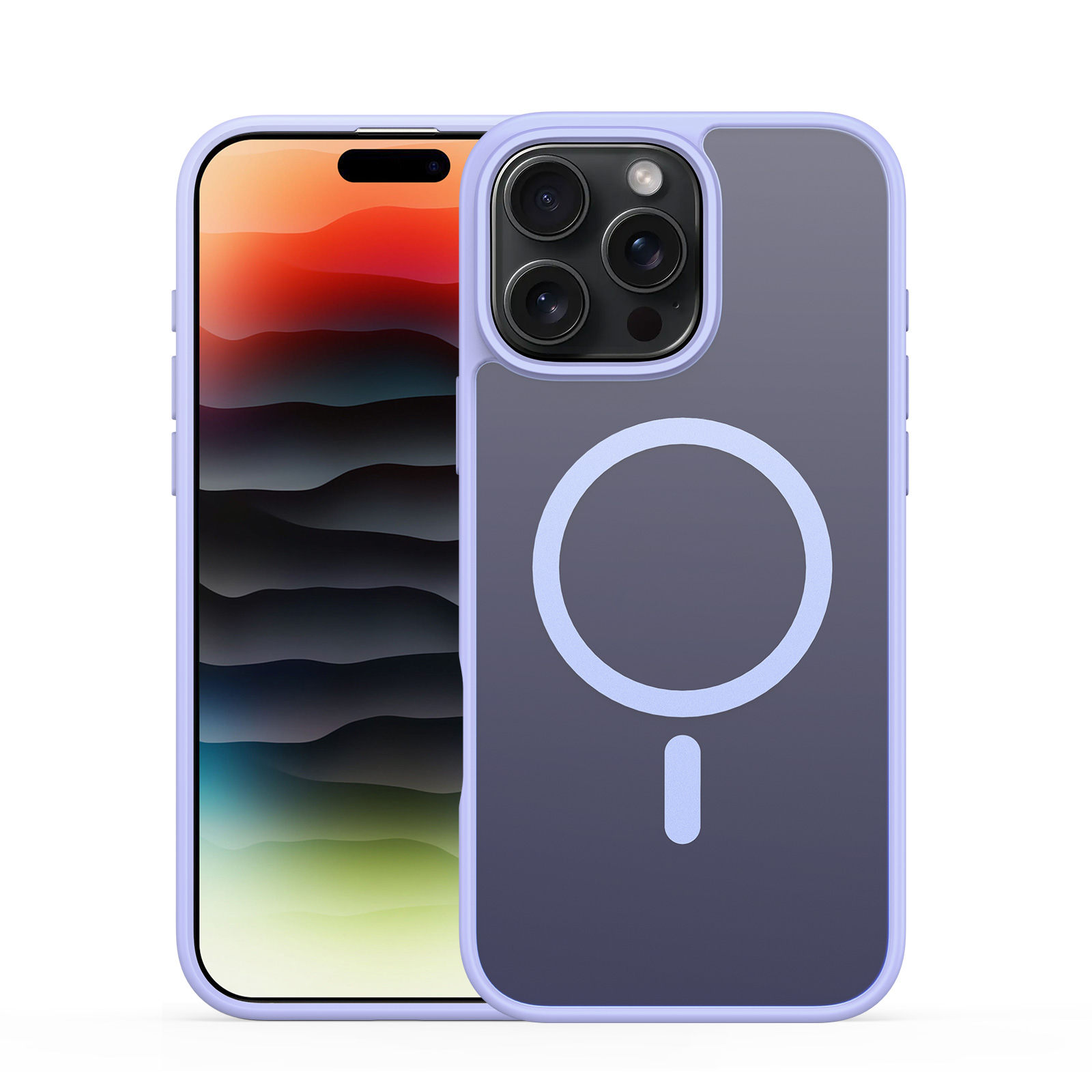 Dux Ducis Hoesje voor Apple iPhone 16 Pro Max - - Lichtpaars ...