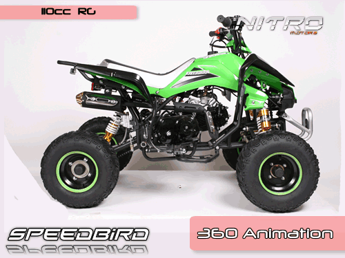 Nitro Motors - SpeedBird Quad 110cc met E-start - Nitro Motorstore