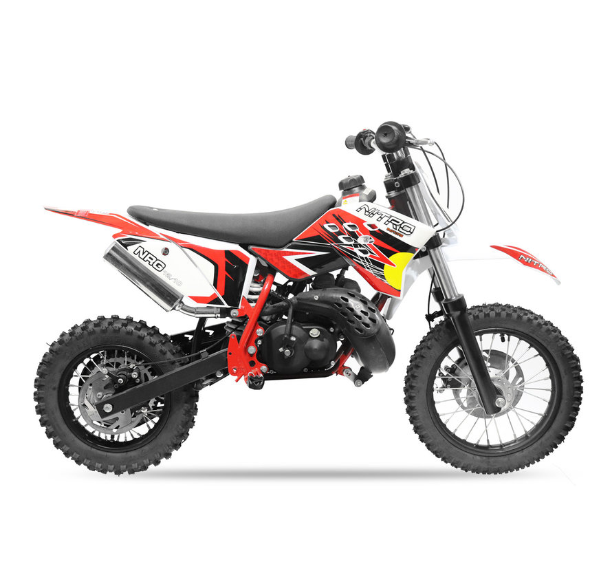 Nitro Motors - NRG 50cc Crossmotor met kickstarter - Nitro Motorstore