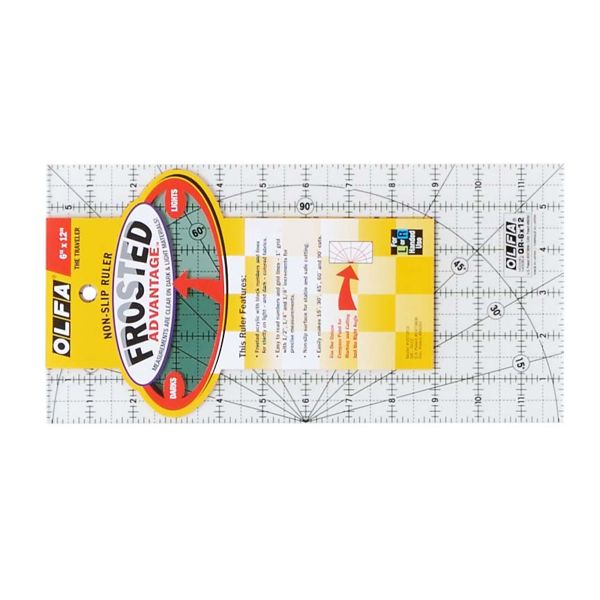 Olfa Quilting Ruler 6 x 12 inch - Nanno Creative