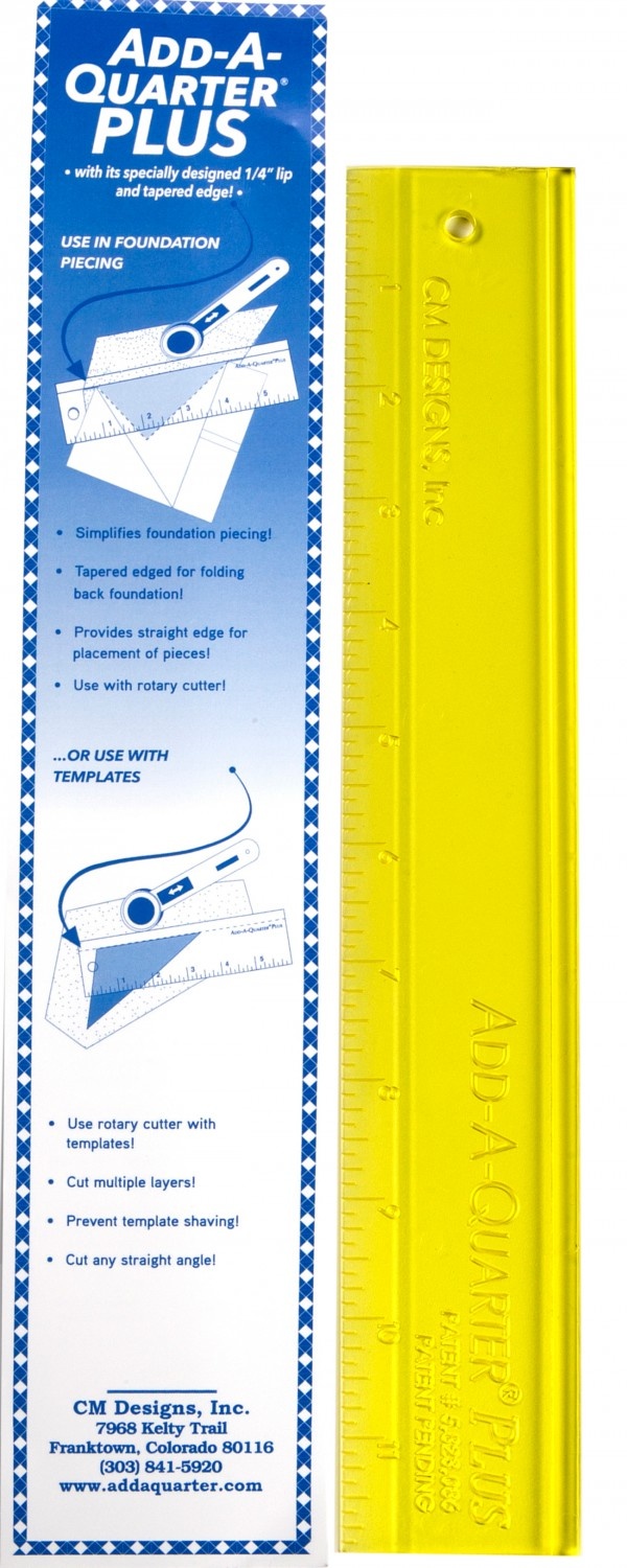 Add A Quarter Ruler Plus - 12 inch - Nanno Creative