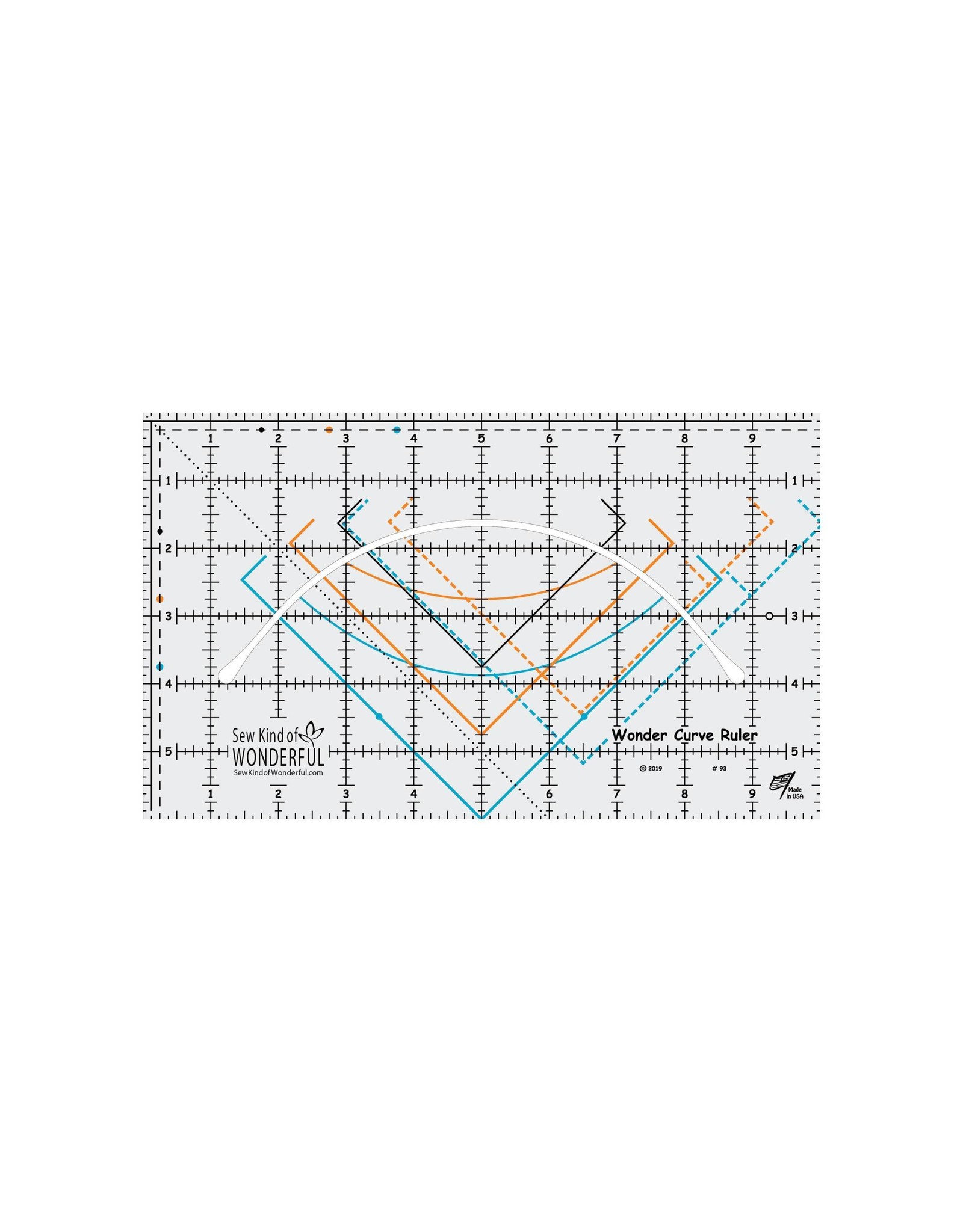 Sew Kind of Wonderful Wonder Curve Ruler - Nanno Creative