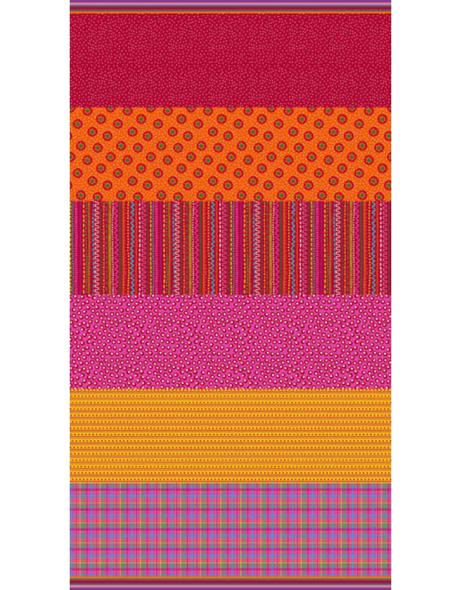 Daisy Talk - Channel Stripe Red - Nanno Creative