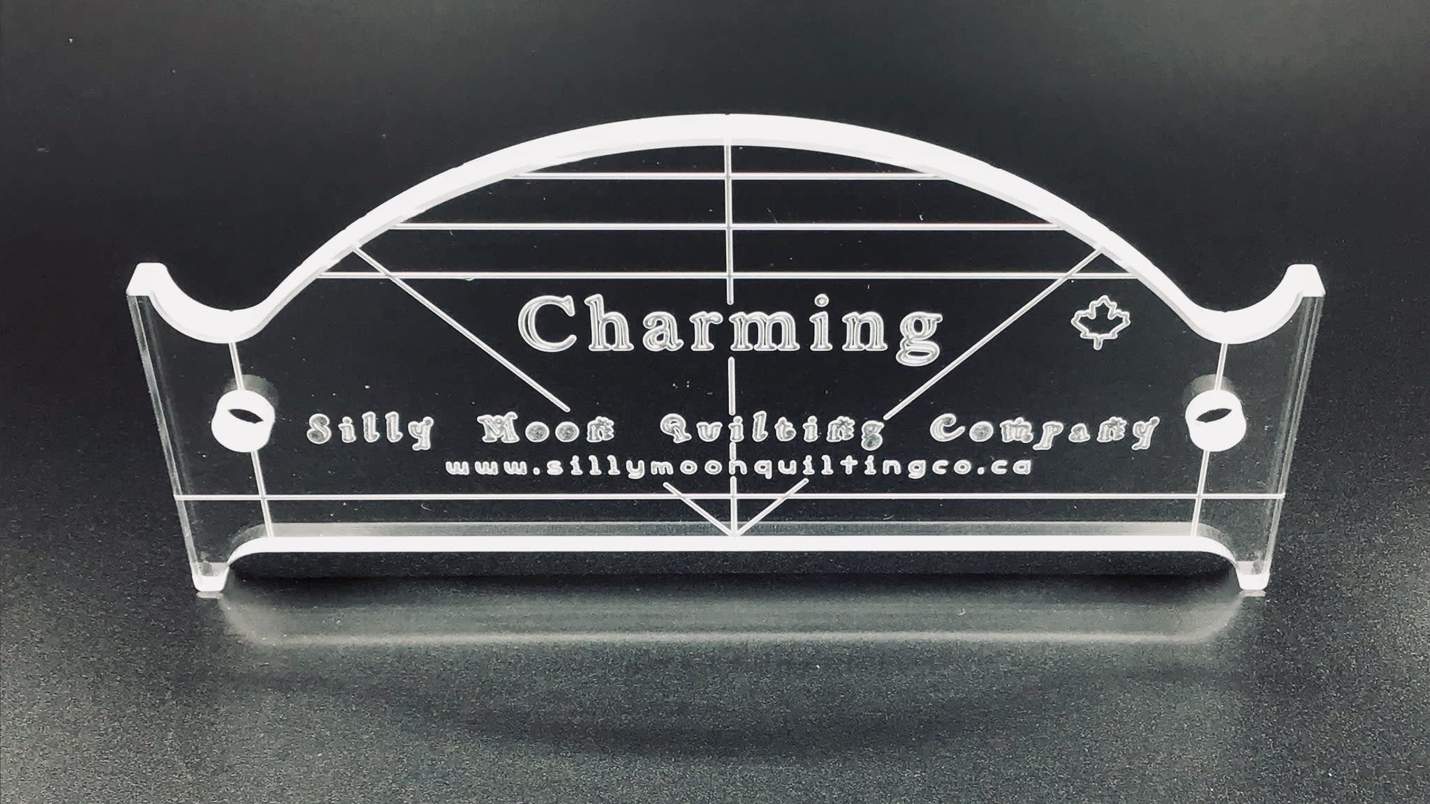 Silly Moon Quilting - Quilt Ruler - Charming - Nanno Creative