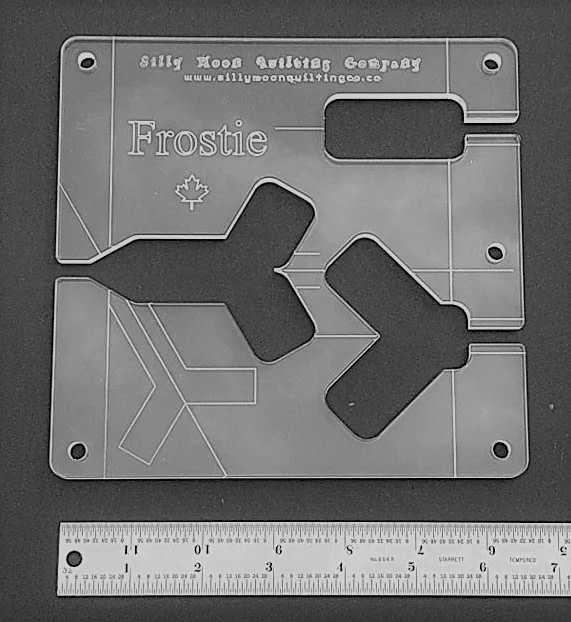 Silly Moon Quilting - quilt ruler - A-Frostie - Nanno Creative