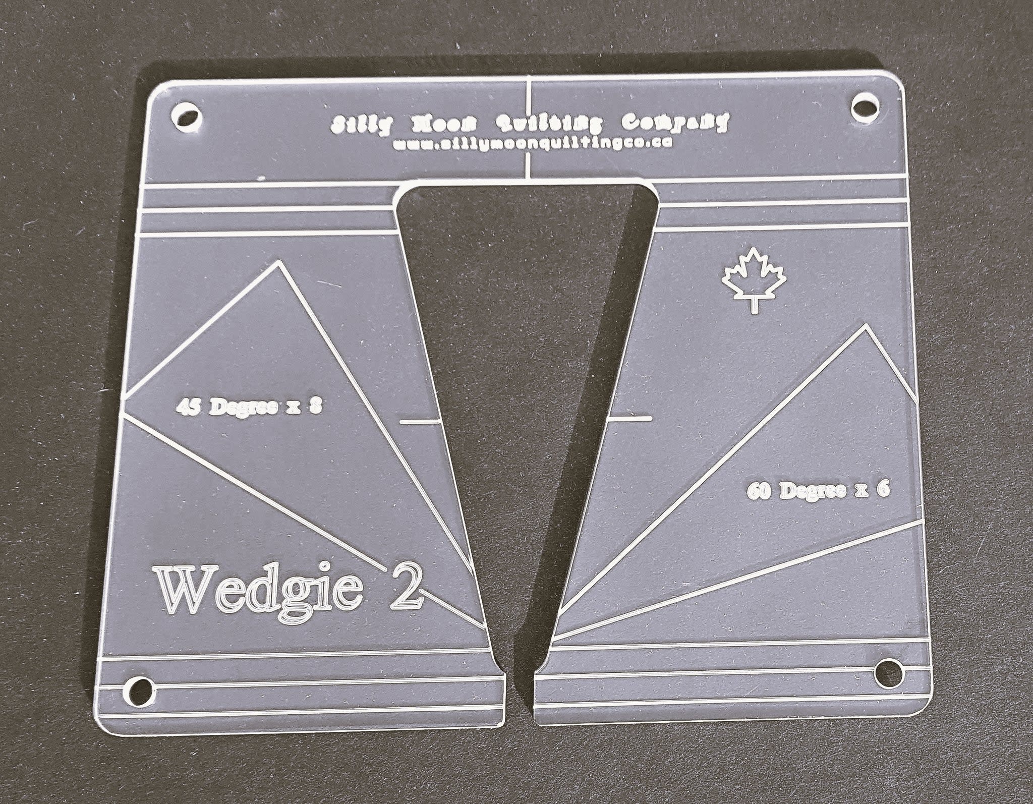 Silly Moon Quilting Co. - Rulerwork - Wedgie 2 - Nanno Creative