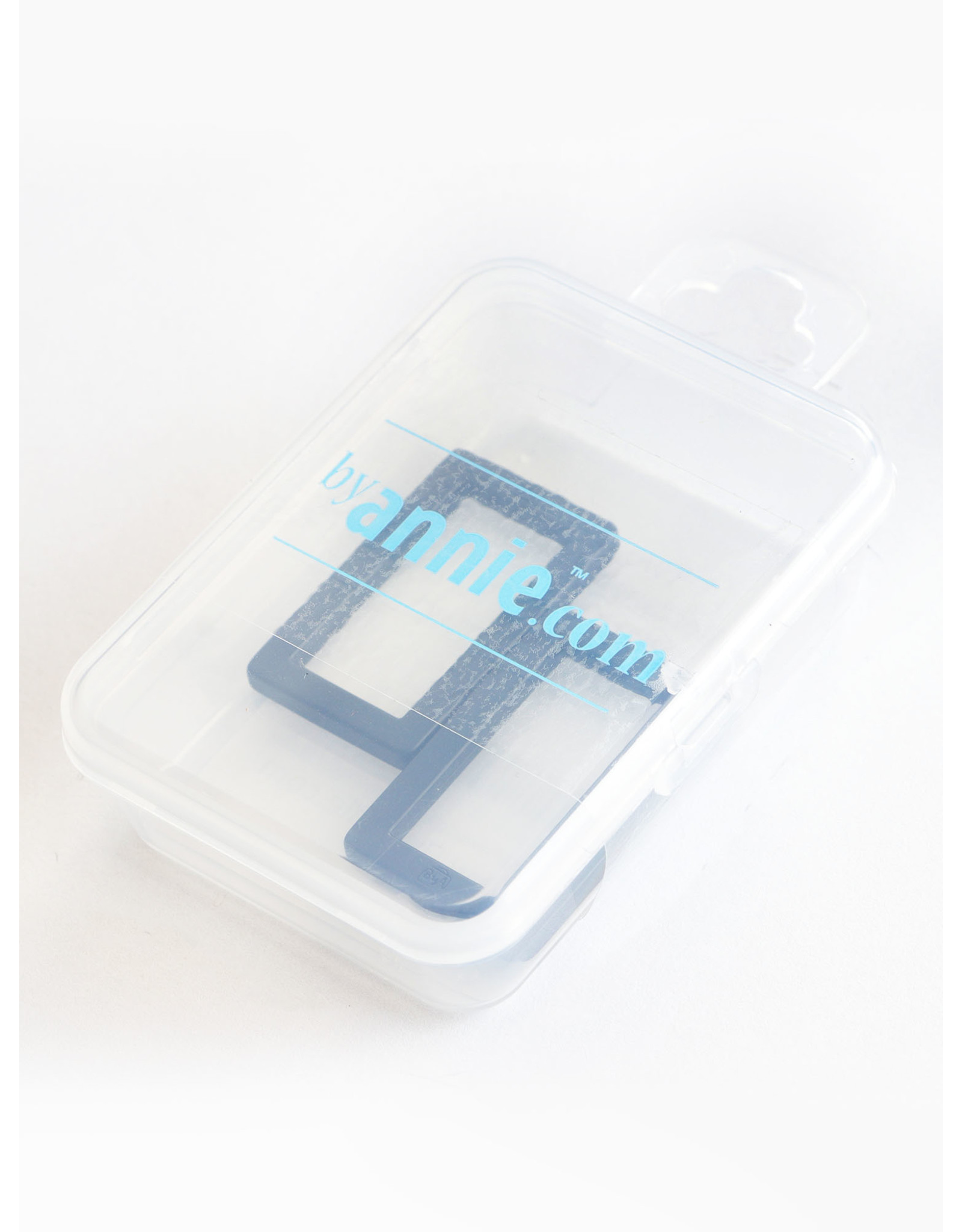 ByAnnie - Rectangle Ring Flat - 1 inch - Black Metal - set of 2 - Nanno ...