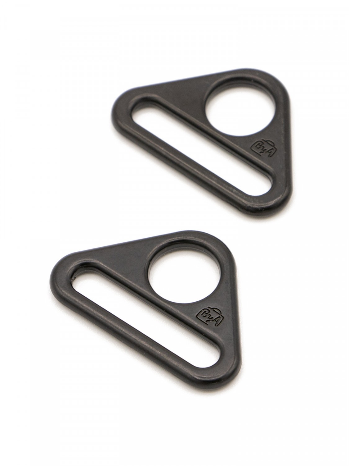 Triangle Ring - 1 inch - Black Metal - Nanno Creative