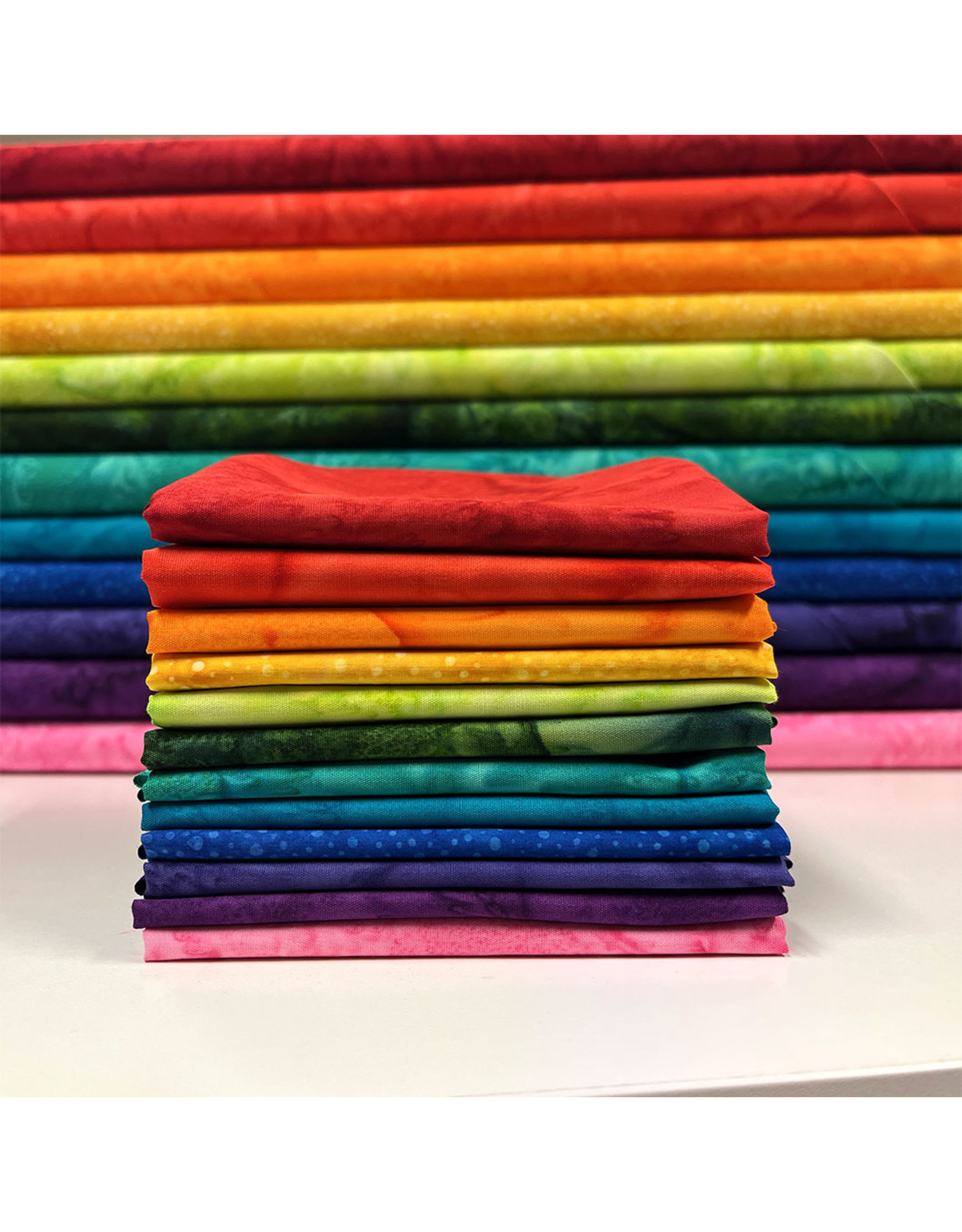 Hoffman Batik Rainbow Bundle - fat quarters - Nanno Creative