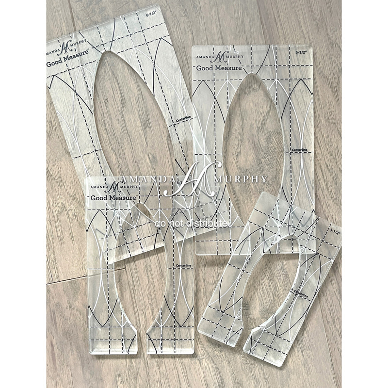 Amanda Murphy - Quilting Template - Every Leaf Set 1 - Nanno Creative