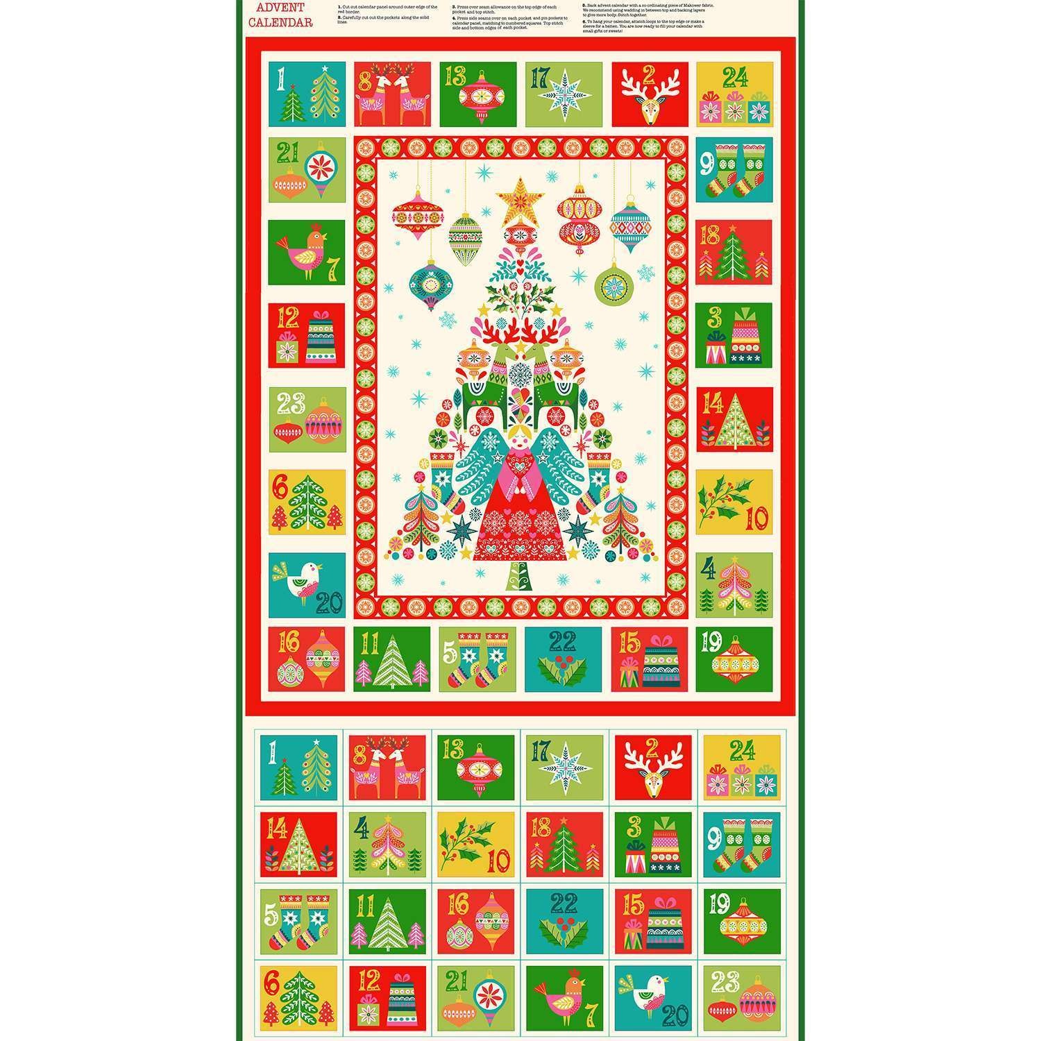 Makower UK - Christmas Brights - Advent Kalender - Nanno Creative