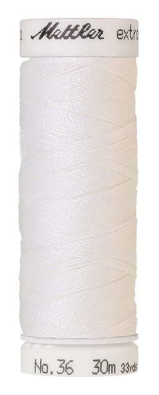 Mettler Extra Strong sewing thread - 30 meter - 2000 - white - Nanno ...