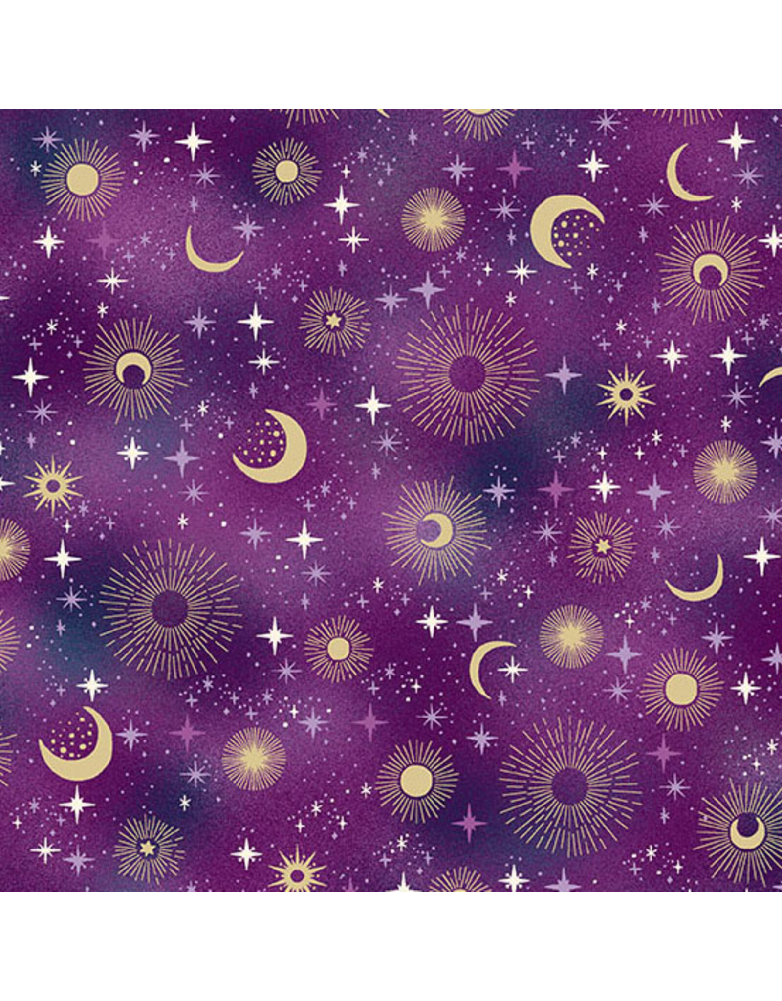 Makower UK Luna - Constellation Purple - Nanno Creative