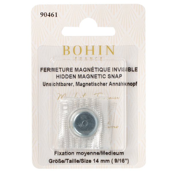 Bohin - Hidden Magnetic Snap - 14 mm - 90461 - Nanno Creative