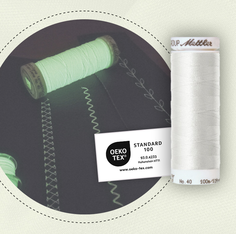 Mettler - Poly Glow - 100 meter - Glow in the Darm Thread - Nanno Creative