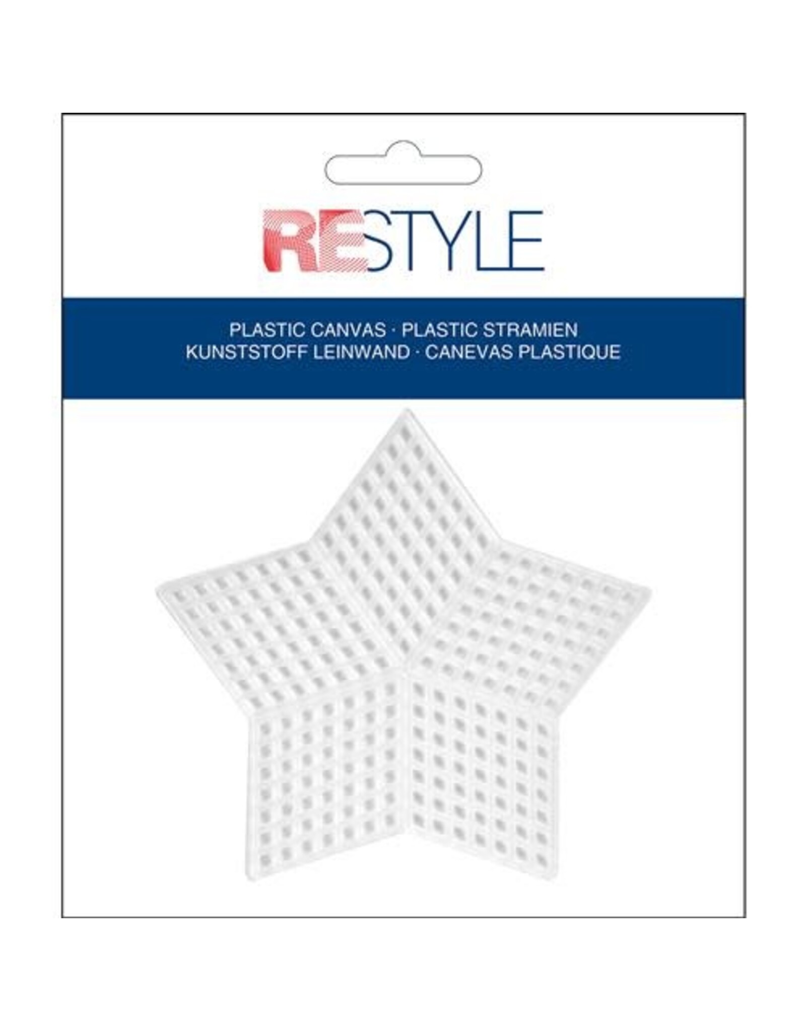 Restyle - Plastic Canvas - Star - 10 pcs - Nanno Creative