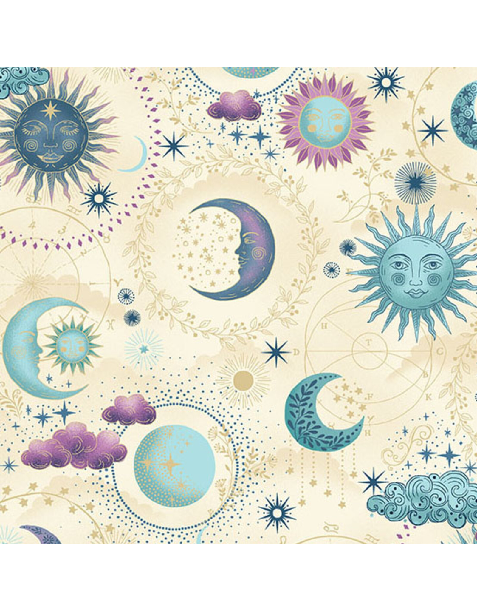 Luna - Cosmos Cream coupon (± 38 x 110 cm) - Nanno Creative
