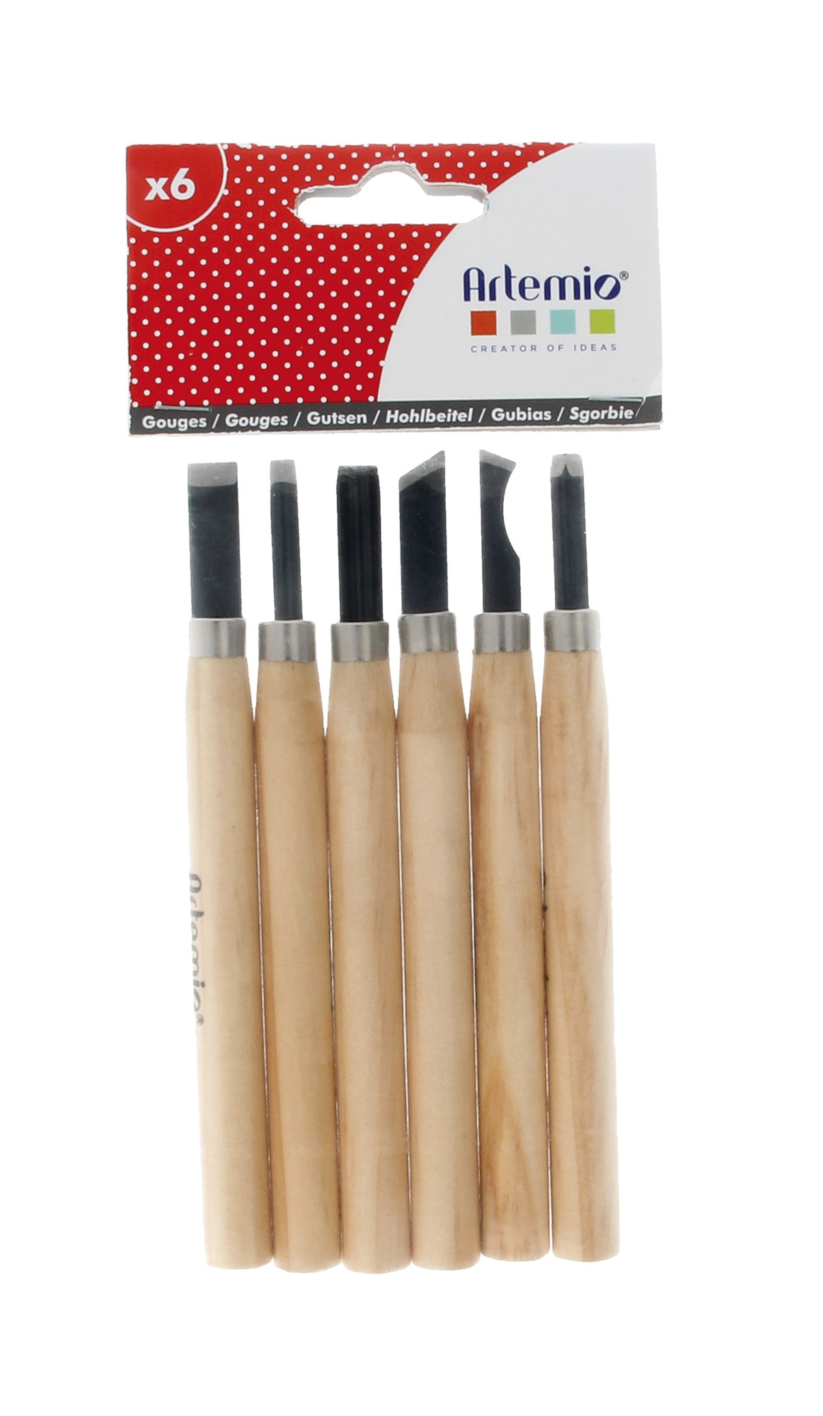 Set de 6 gouges - Papeterie Michel