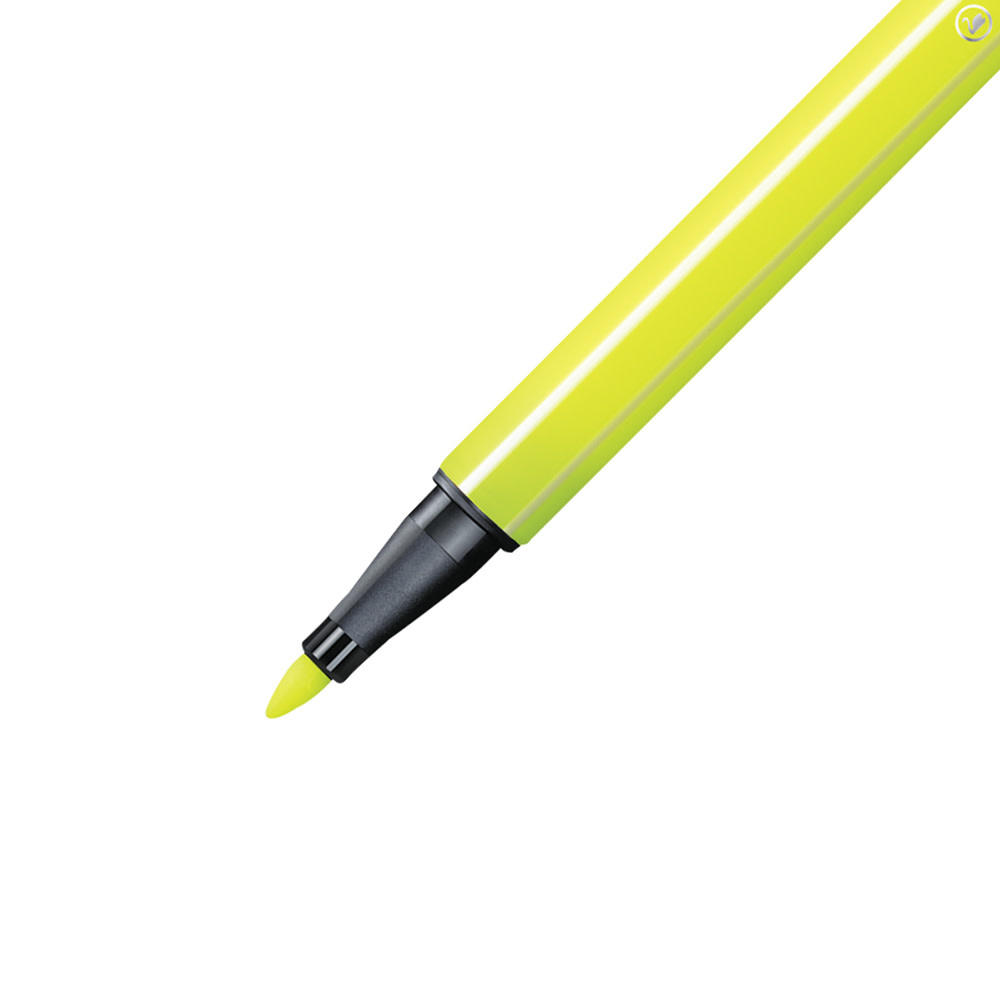 STABILO PEN 68 Feutre de dessin - jaune fluo - Papeterie Michel