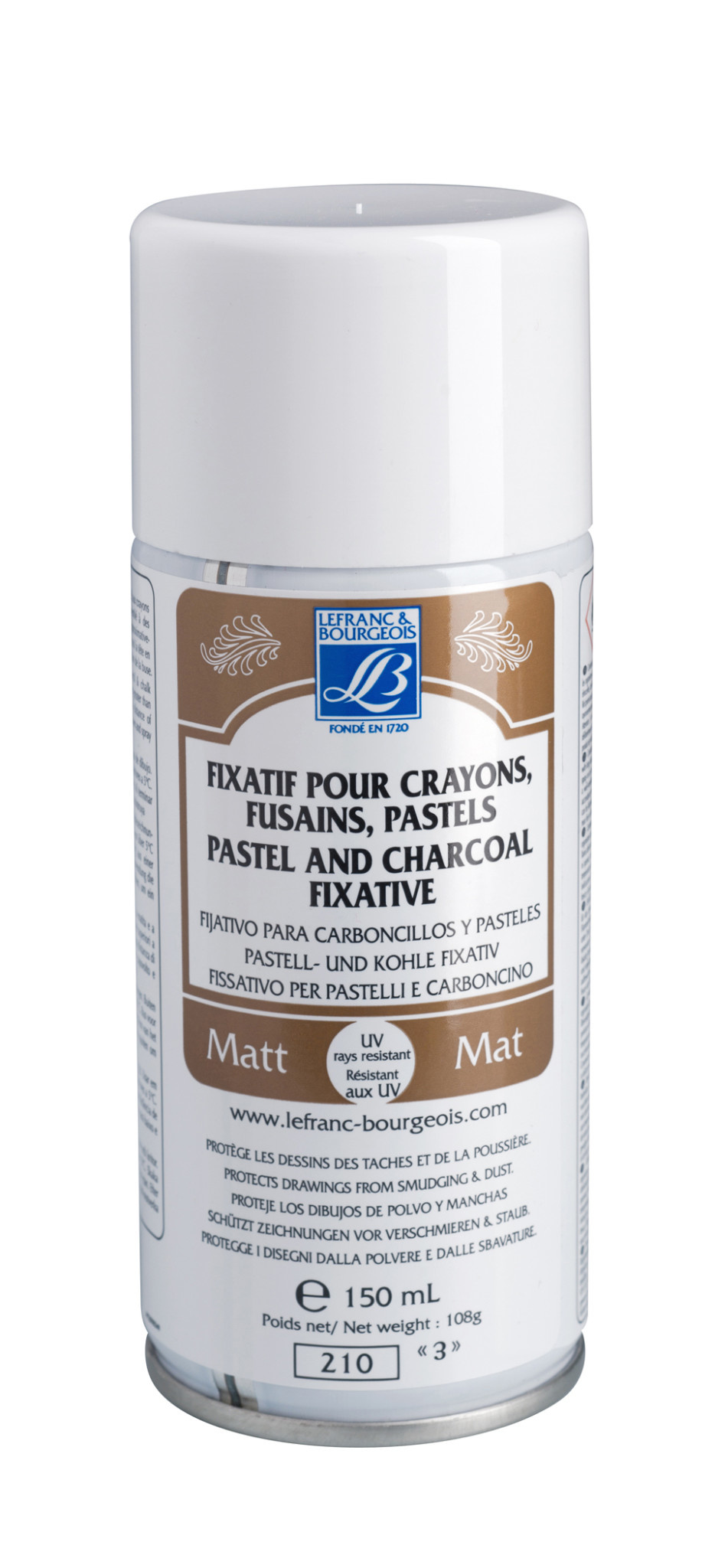 Fixatif pour Crayons, Fusains et Pastels sans Toluène Aero 150Ml ...