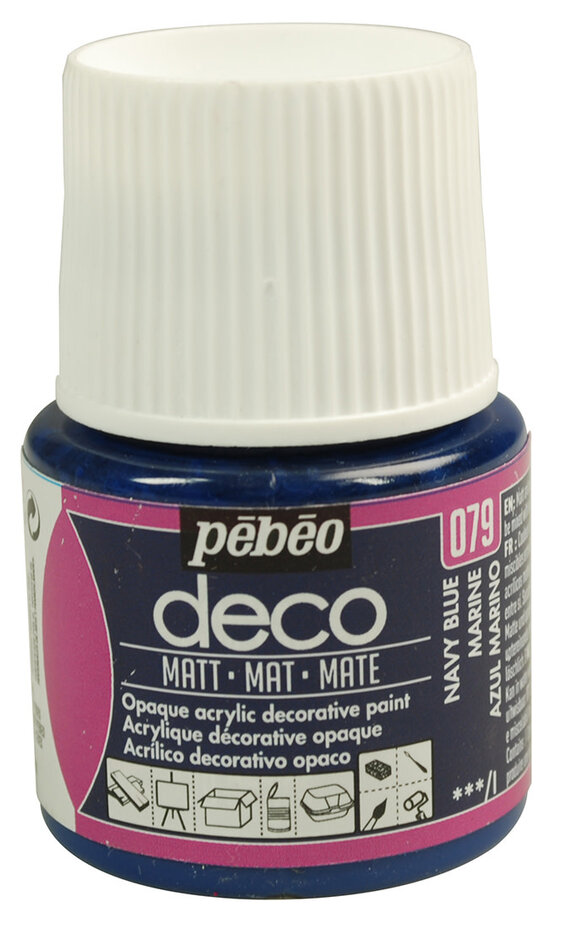 Deco Mat 45 Ml Marine - Papeterie Michel