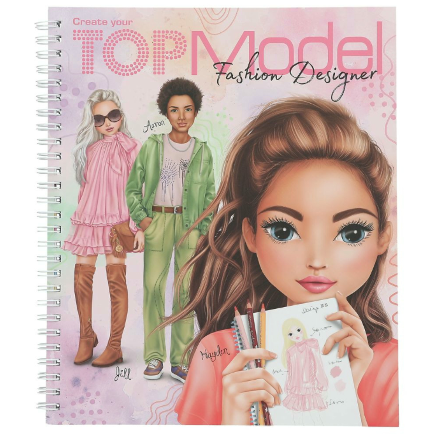 Album à colorier Create your TOPModel - Papeterie Michel