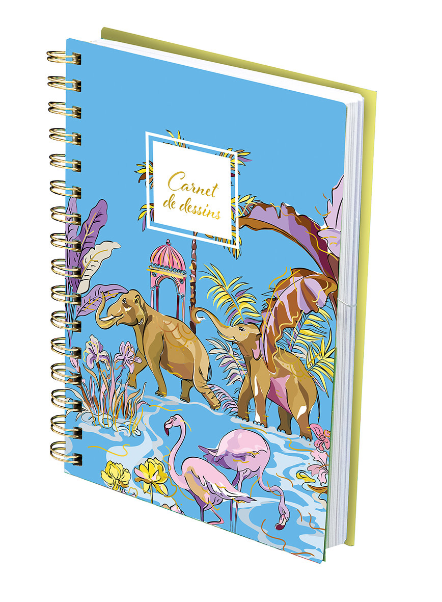 TURNOWSKY- carnet de croquis - Insignia Elephant 14,8x20,4cm ...