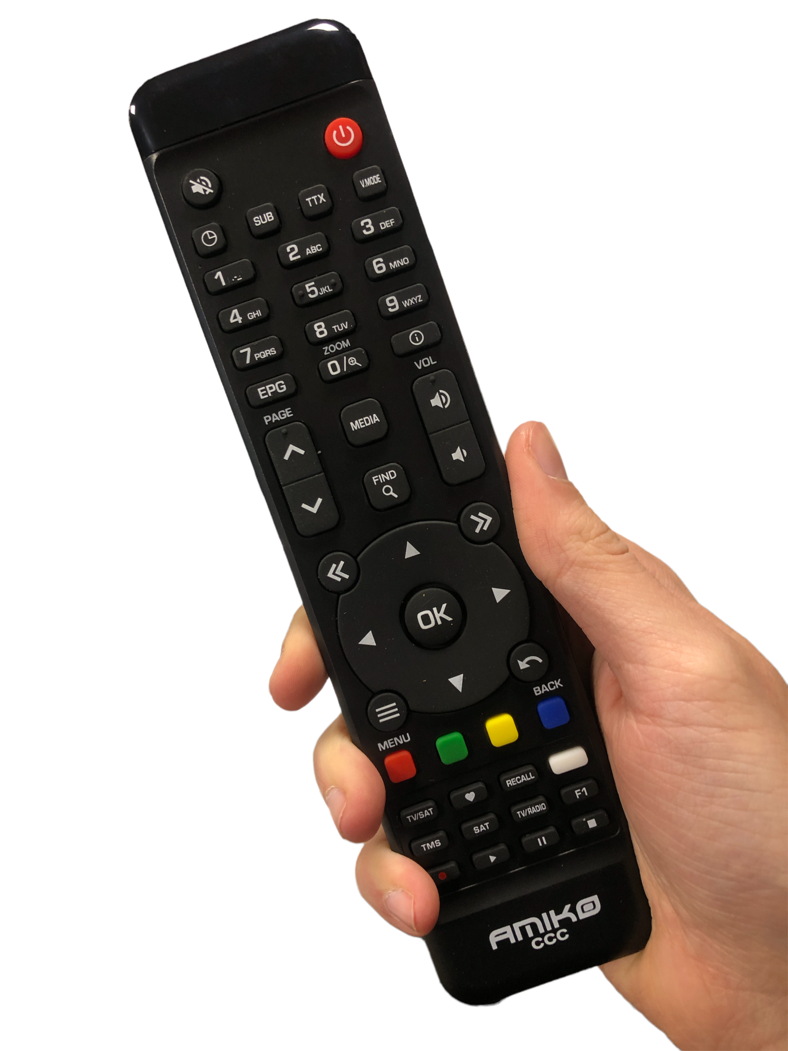 Amiko CCC Remote Control HD8xxx series - ASATGROOTHANDEL.NL