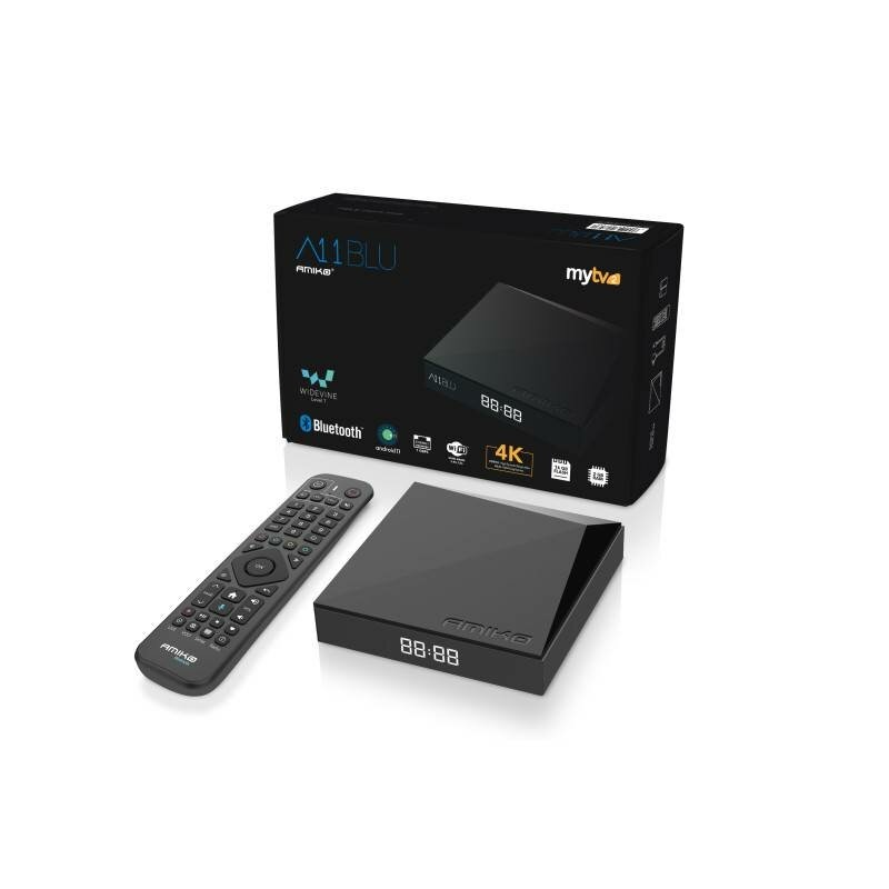Amiko A11 BLU Mytv3 OTT Set Top Box - ASATGROOTHANDEL.NL