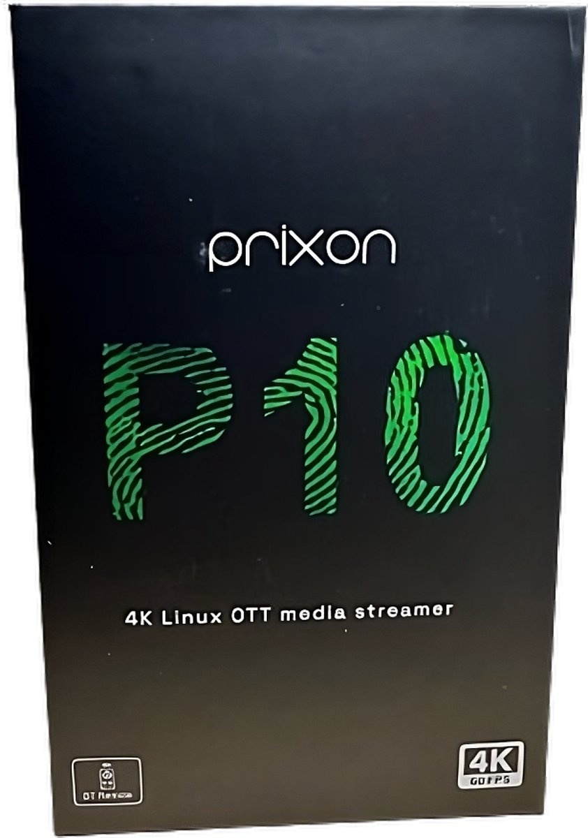 Prixon P10 BT 4K Linux IPTV Set Top Box met Bluetooth Afstandbediening - ASATGROOTHANDEL.NL