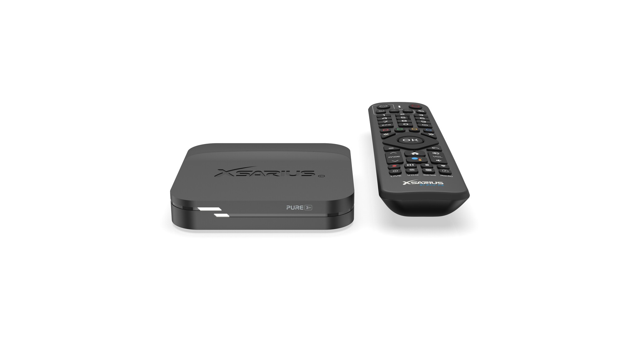 Xsarius Pure 3+ Streaming Box 4K UHD - ASATGROOTHANDEL.NL