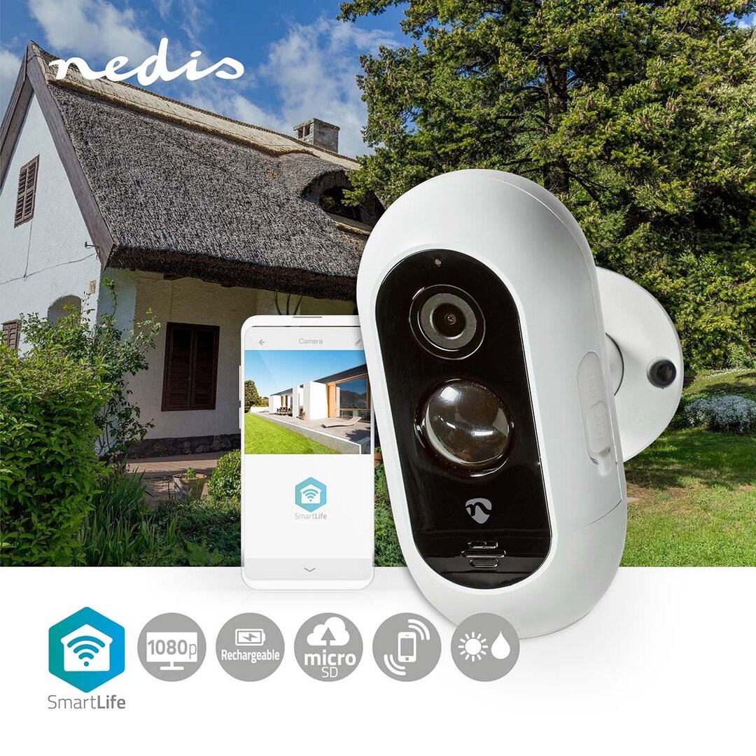 SmartLife Camera voor Buiten - Full HD 1080p - ASATGROOTHANDEL.NL