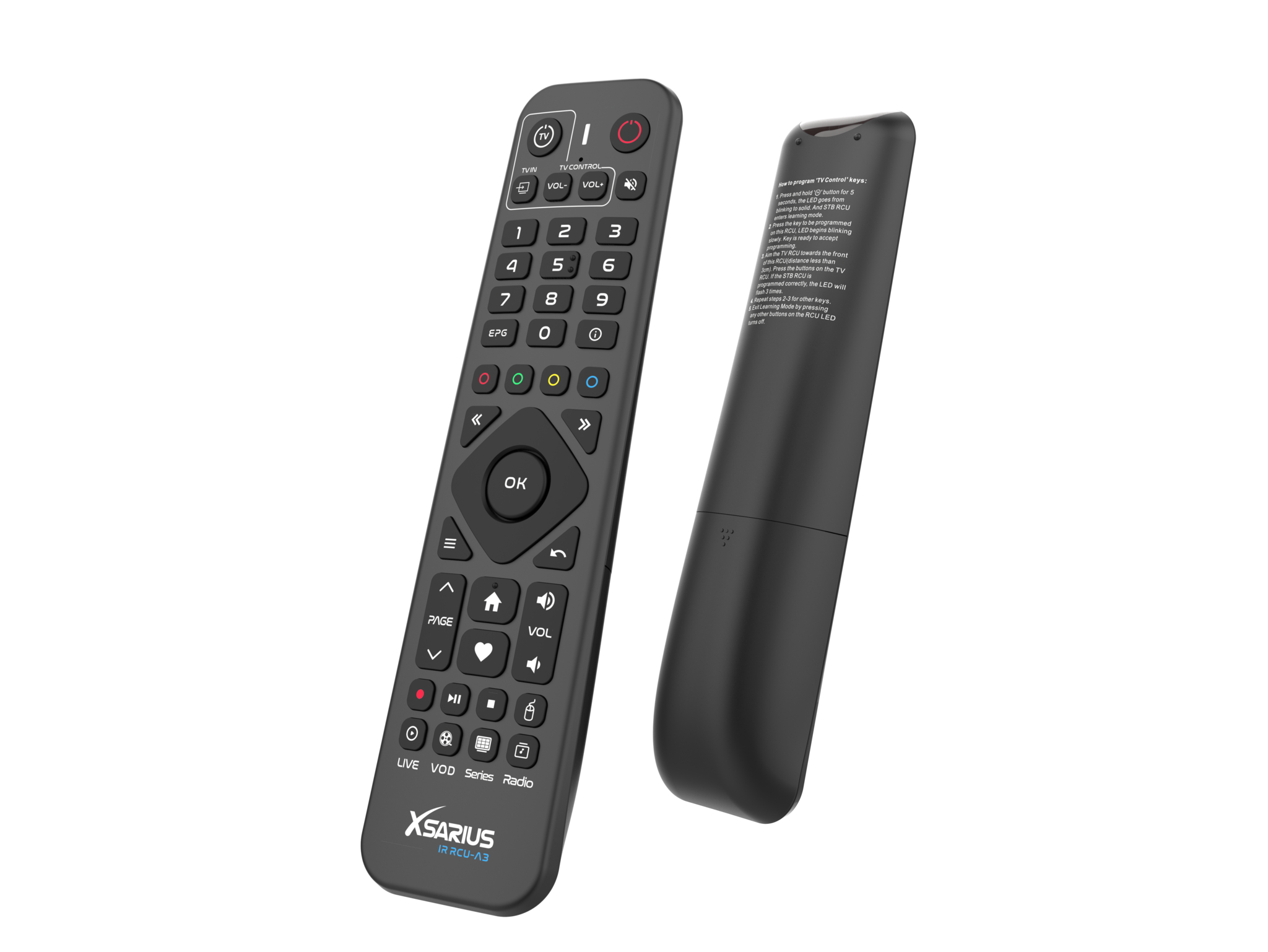 Xsarius Android Remote Control IR RCU-A3 - ASATGROOTHANDEL.NL