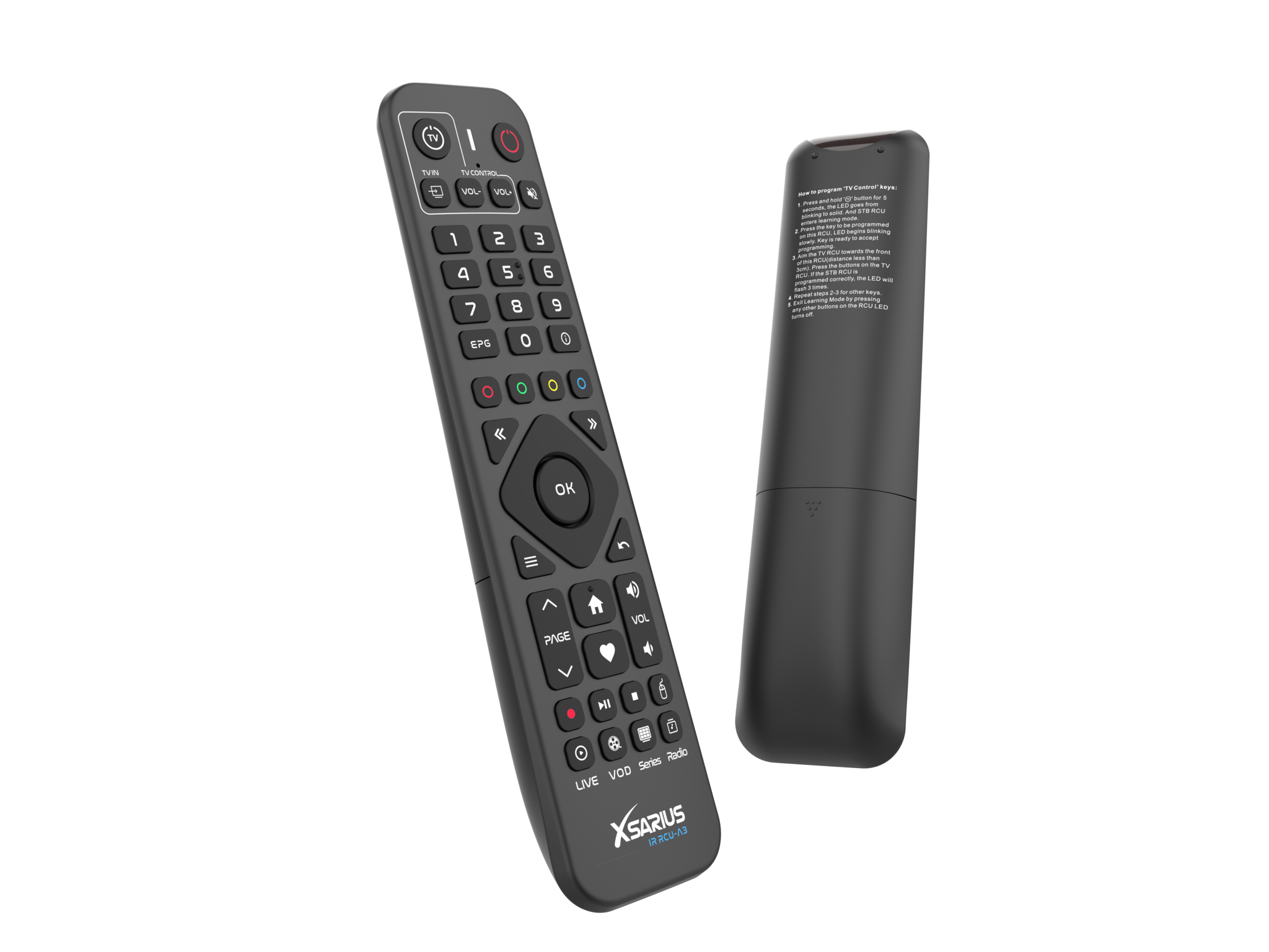 Xsarius Android Remote Control IR RCU-A3 - ASATGROOTHANDEL.NL