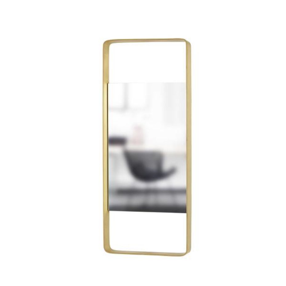 Hübsch Brass mirror - LIVING AND CO.
