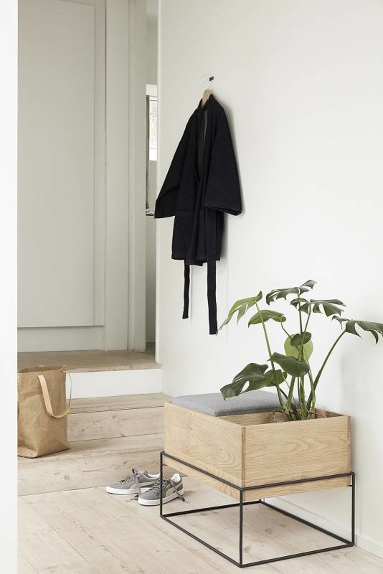 Hübsch Bank with storage compartment - LIVING AND CO.